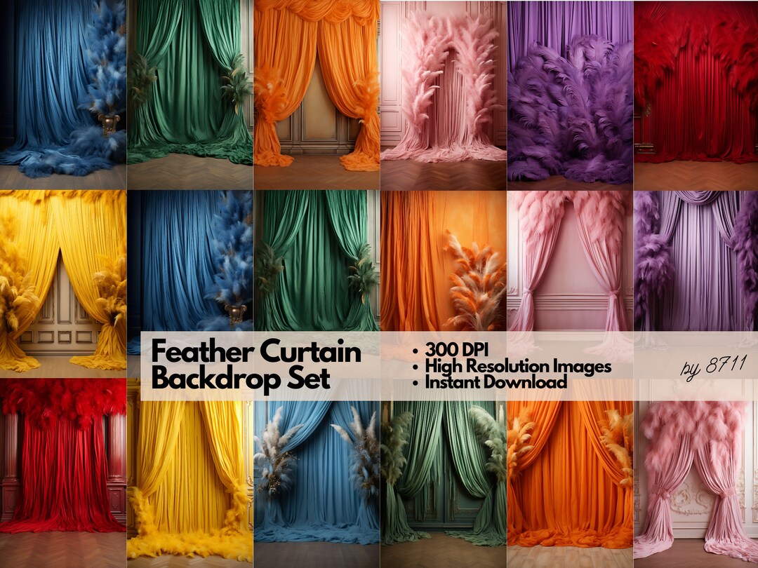Colored Curtain Digital Backdrop Set Maternity Backdrop - Etsy