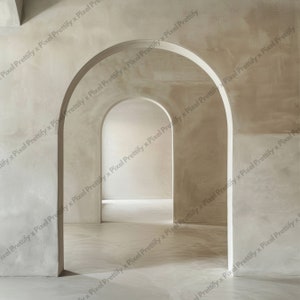 White Arch Digital Backdrops, Maternity Backdrop Overlays, Studio ...