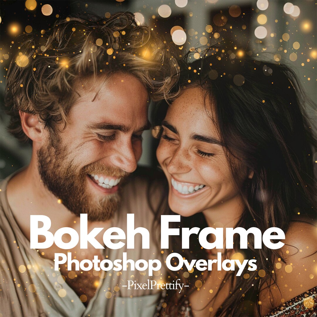 20 Bokeh Frame Overlays for Stunning Photos Photoshop, Foreground ...
