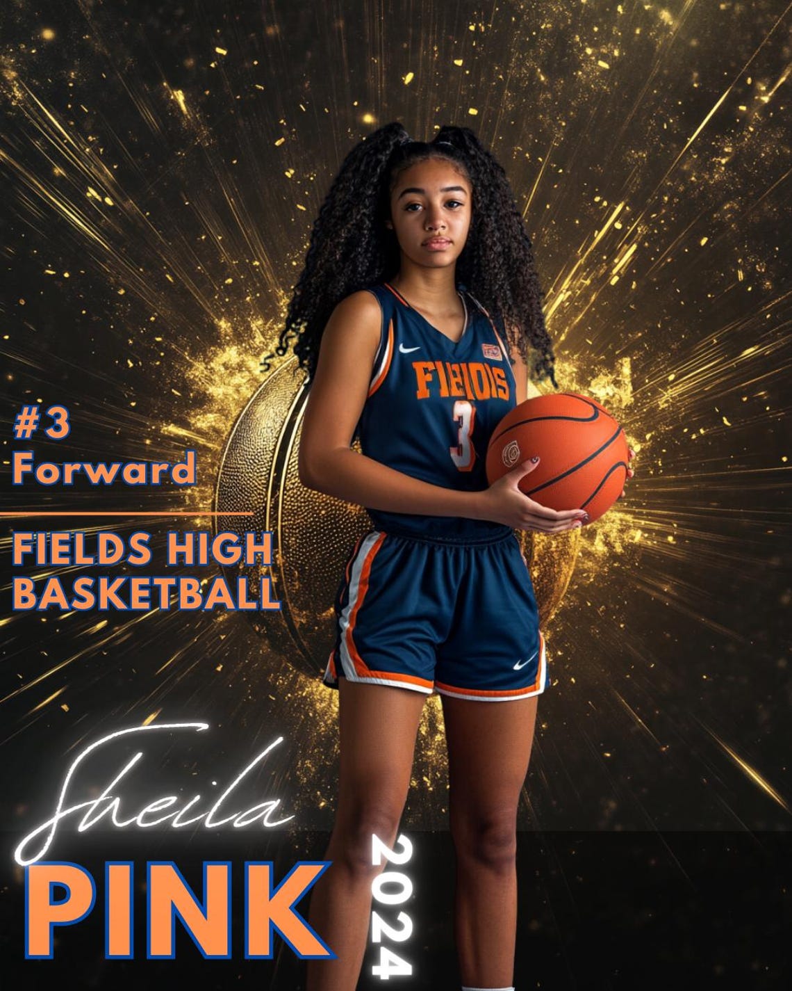 Basketball Poster Canva Template | Basketball Background for Custom ...