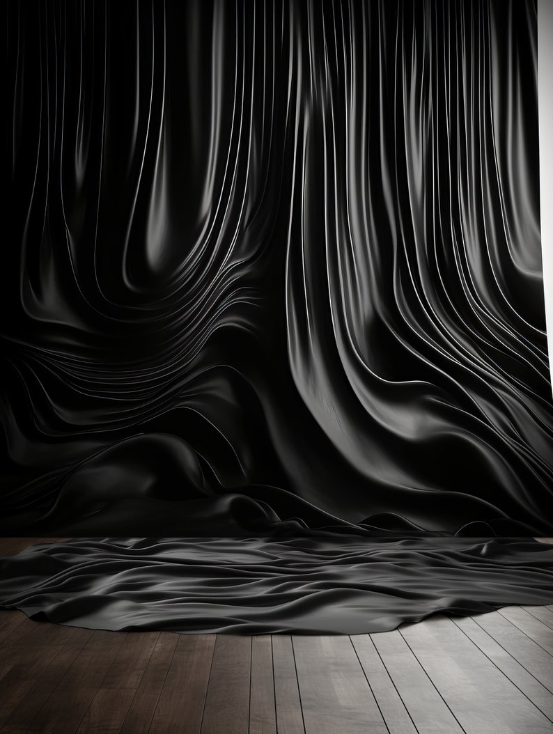 Black Curtain Digital Backdrop, Maternity Backdrop Overlays, Studio ...