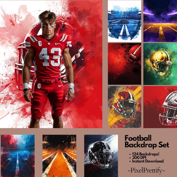 Football Program Ad Template - Etsy