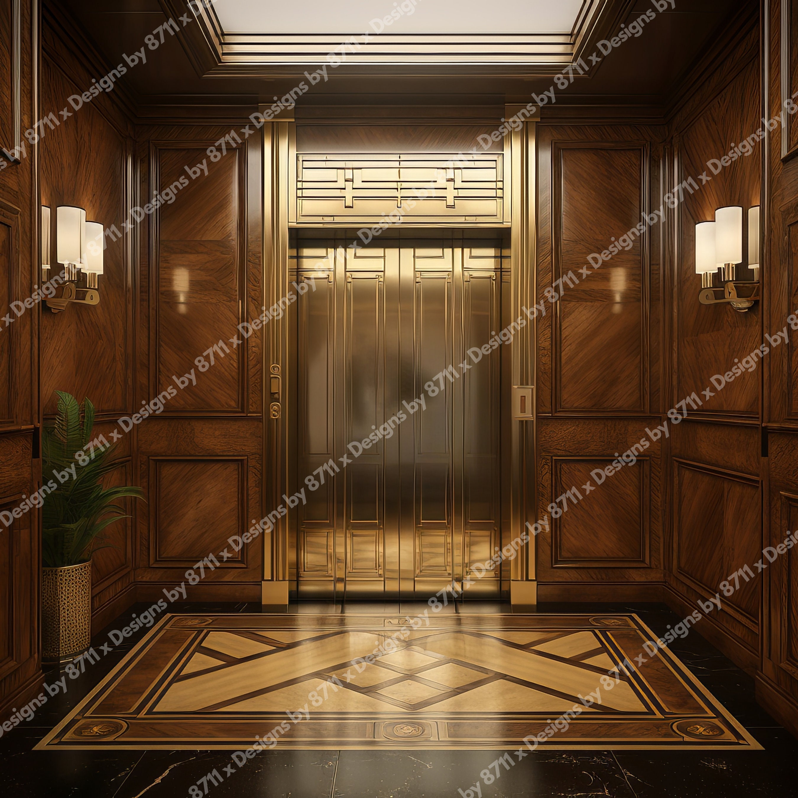 Vintage Elevator Digital Backdrop, Maternity Backdrop Overlays, Studio ...