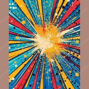 Comic Superhero Backdrops Comicbook Digital Backdrops for Portrait ...