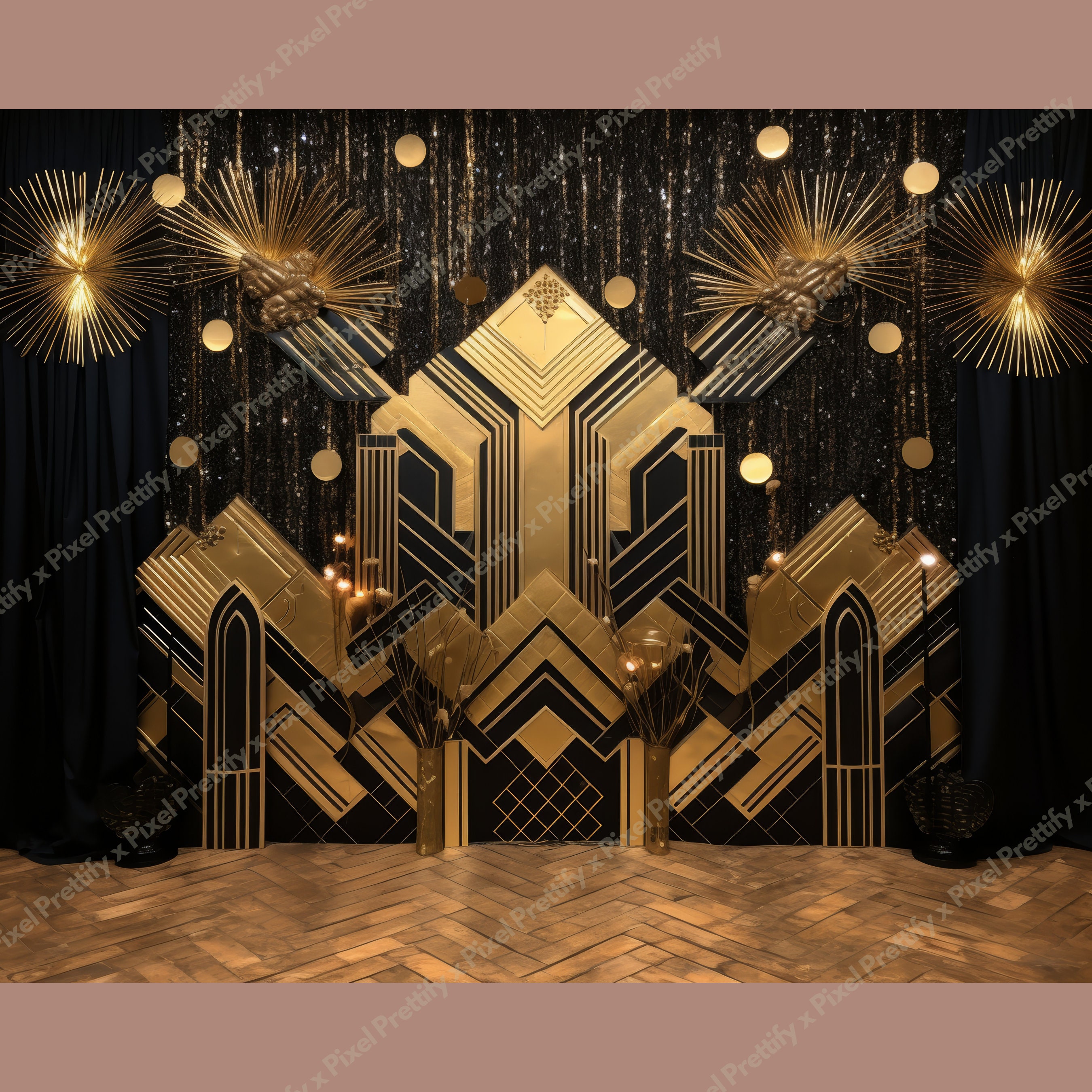 Great Gatsby Digital Backdrops, Maternity Backdrop Overlays ...