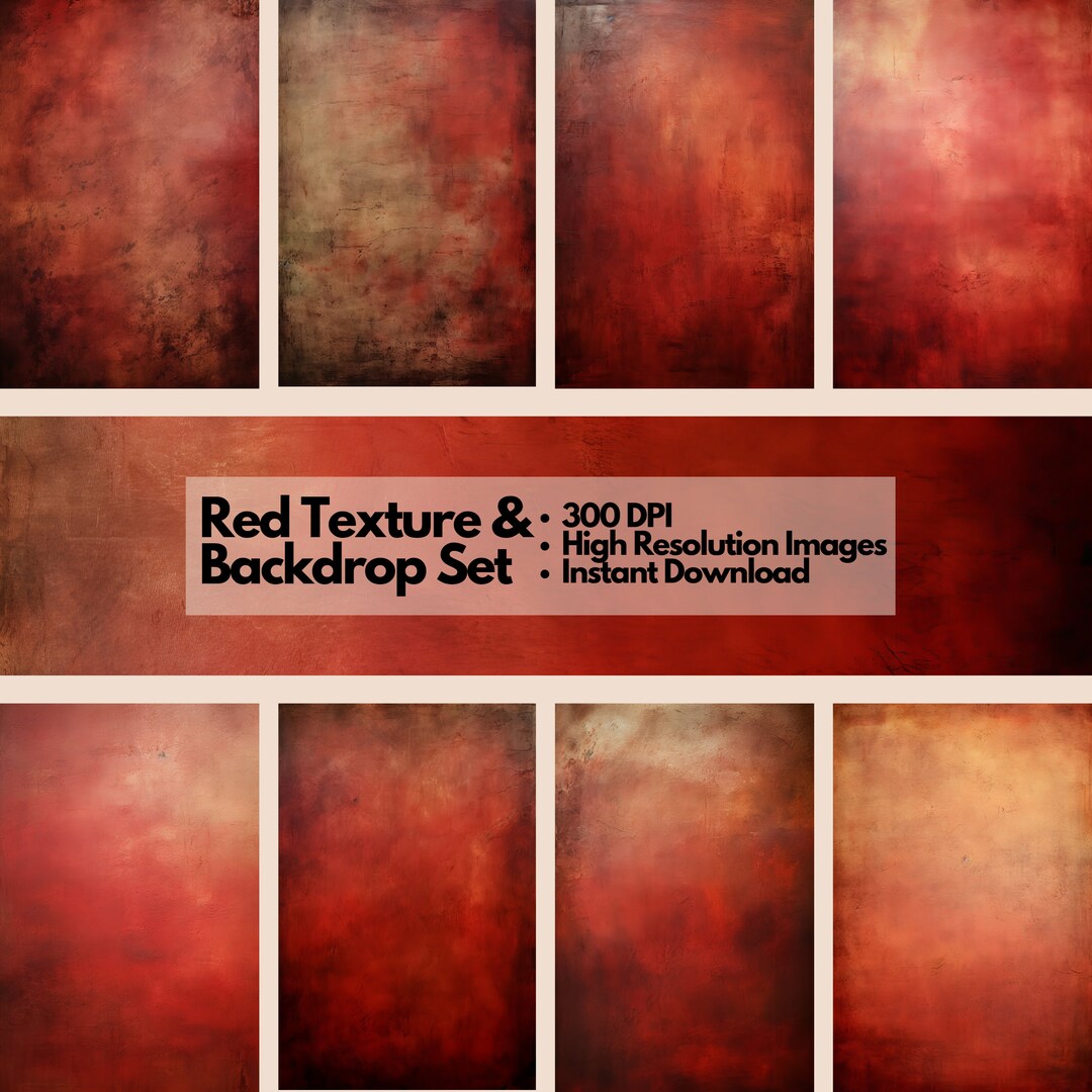 Red Studio Backdrop Digital Portrait Background, Instant Download ...