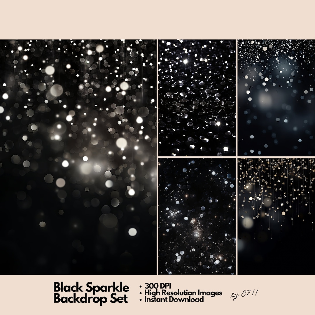 Black Sparkle Digital Backdrop, Maternity Backdrop Overlays, Studio ...