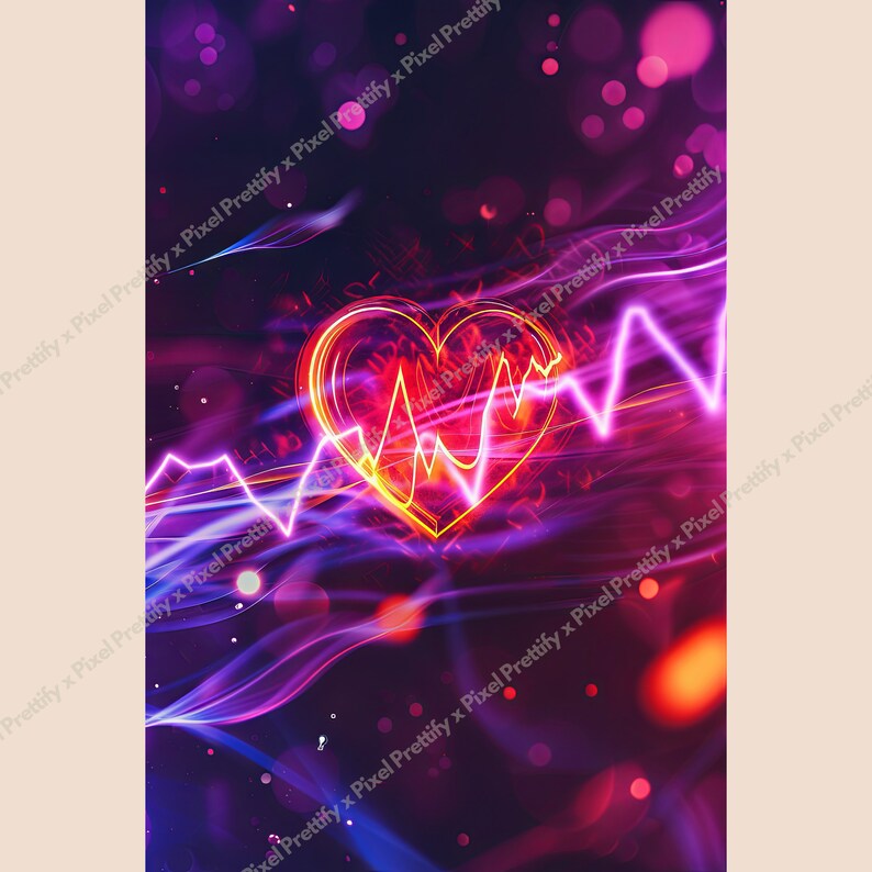 Heart Beat Studio Digital Backdrop Digital Background Vertical Portrait ...