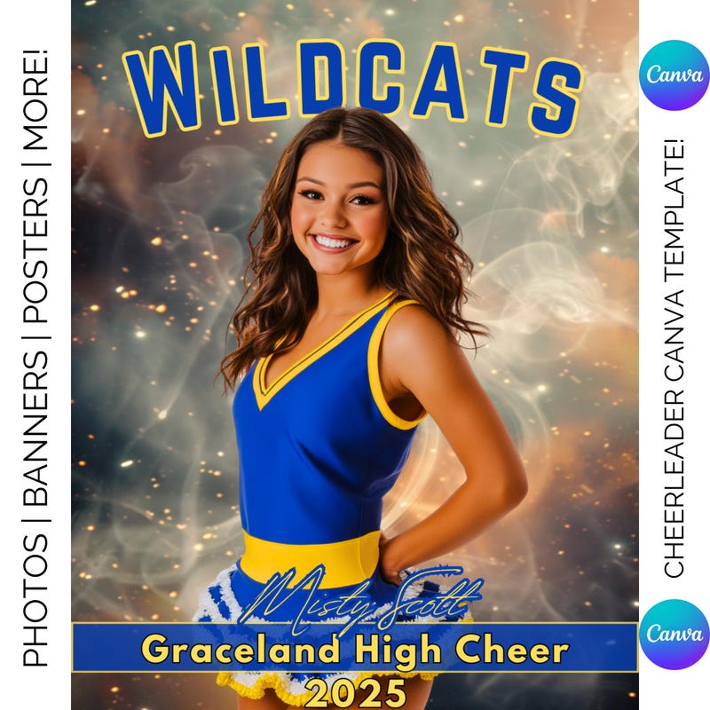 Cheer Banner - Etsy