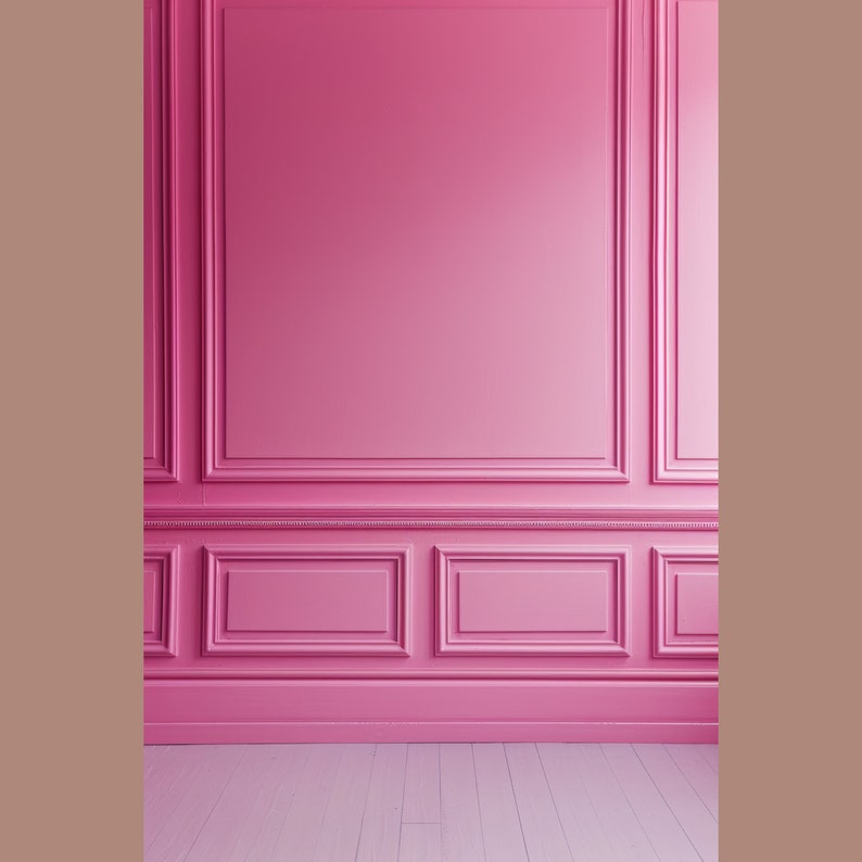 Pink Panel Wall Digital Backdrop Set, Maternity Backdrop Overlays ...