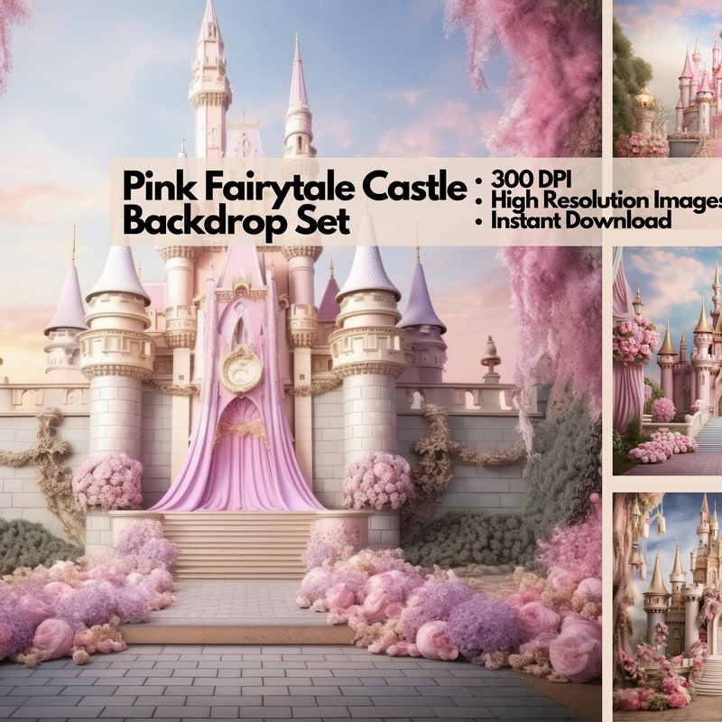 Castle Backdrop - Etsy