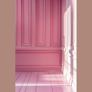 Pink Panel Wall Digital Backdrop Set, Maternity Backdrop Overlays ...