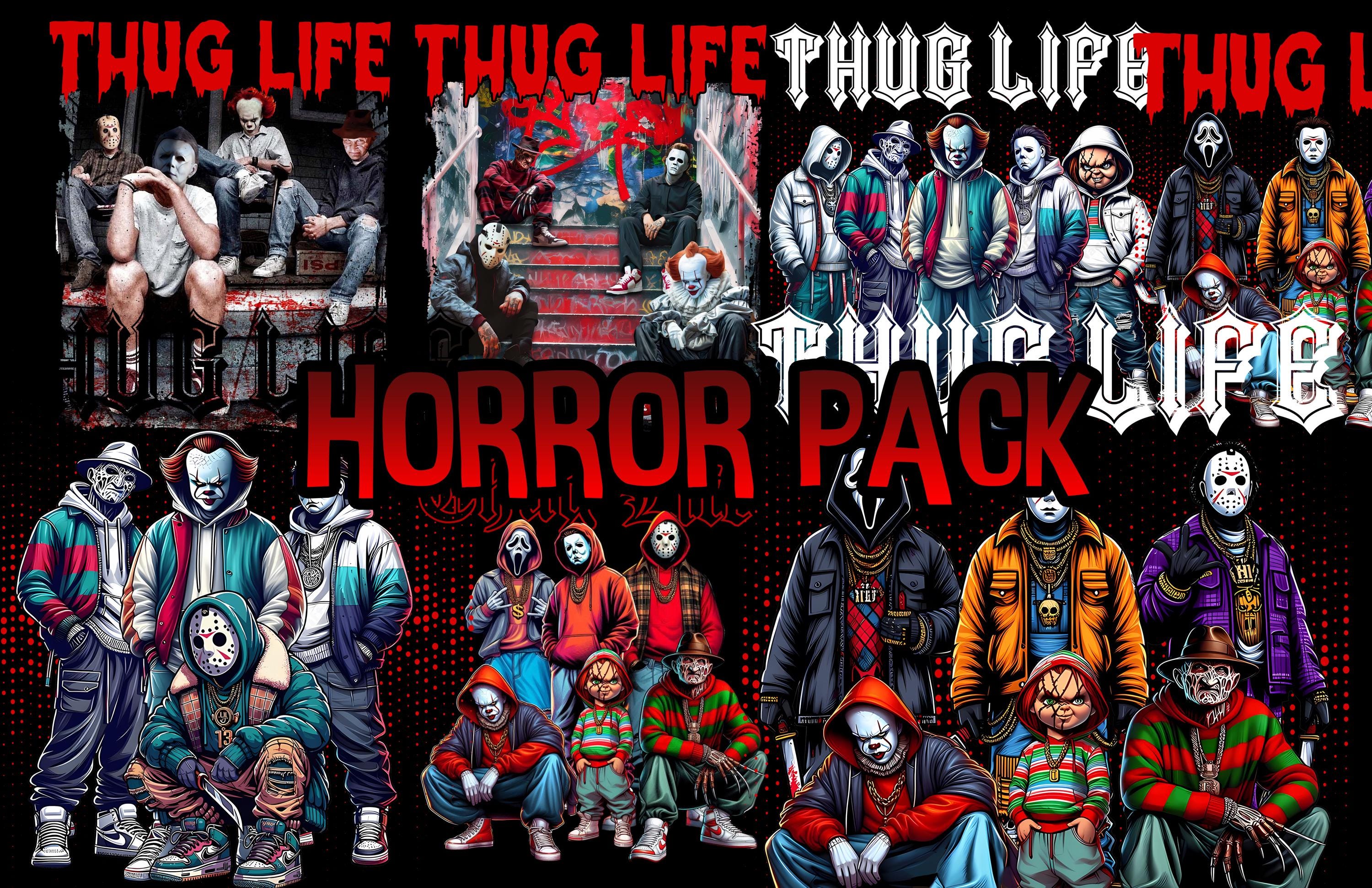 Halloween Horror Thug Life PNG - Etsy