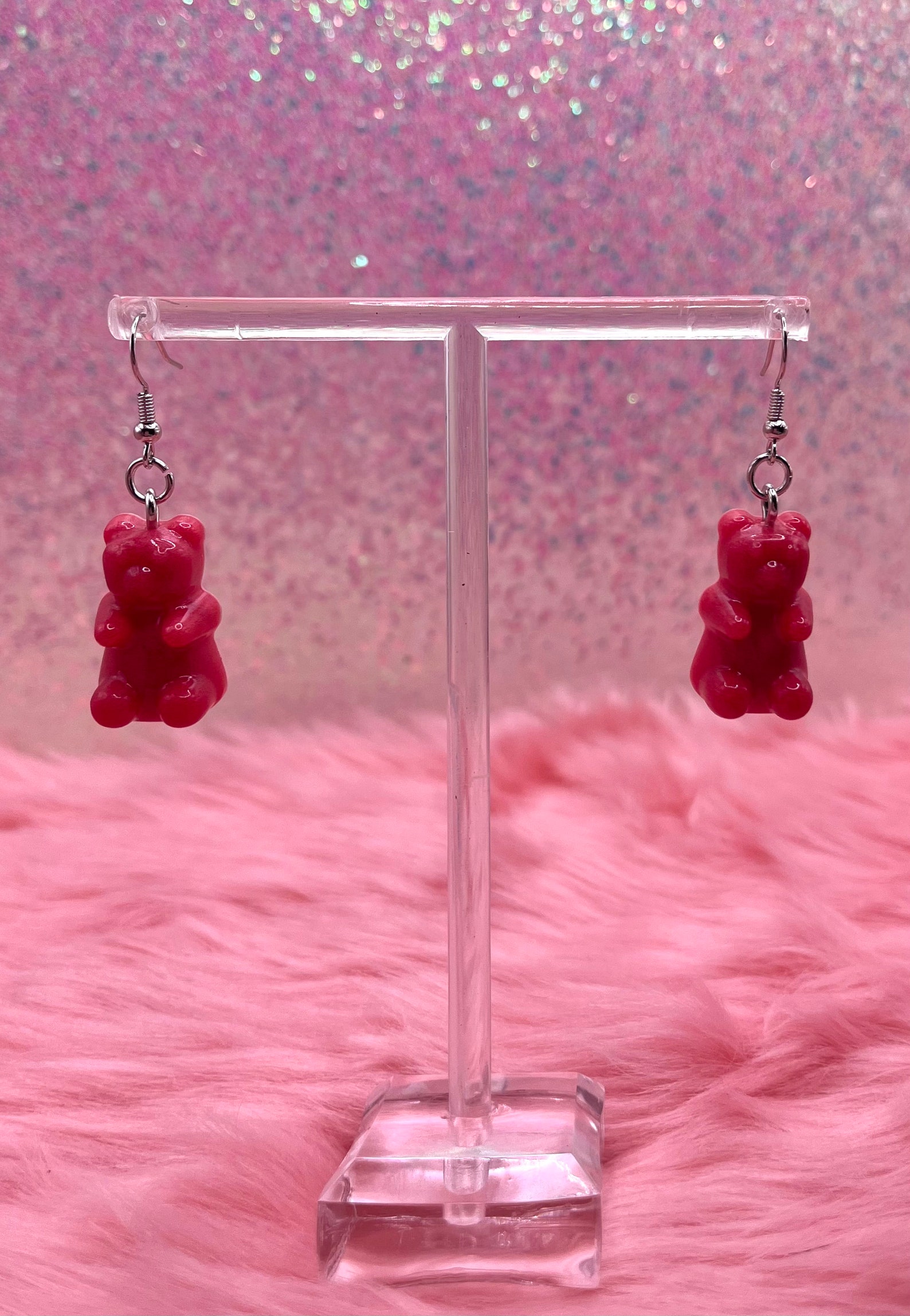 Gummy Bear Earrings , Candy , Gummies , Polymer Clay , Handmade - Etsy