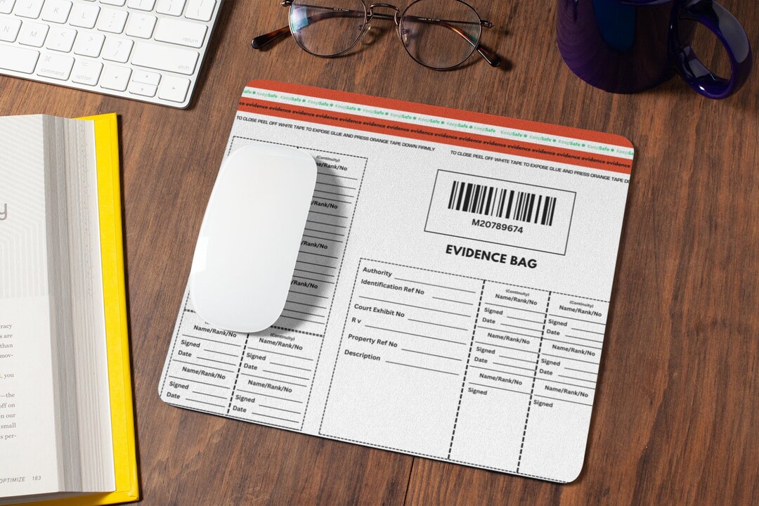 Police Mouse Pad Evidence Bag Great/novelty Gift Mouse Mat - Etsy