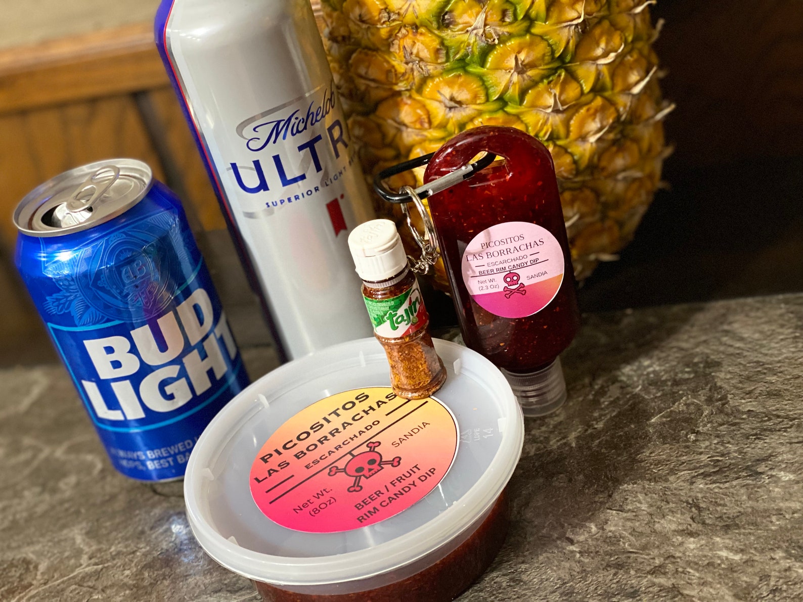 Llavero De Escarchado Con Tajin / Beer Rim Dip With Tajin - Etsy