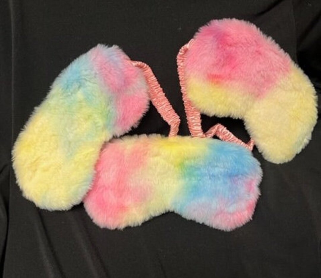 Fuzzy Soft Sleep Masks Multicolor - Etsy
