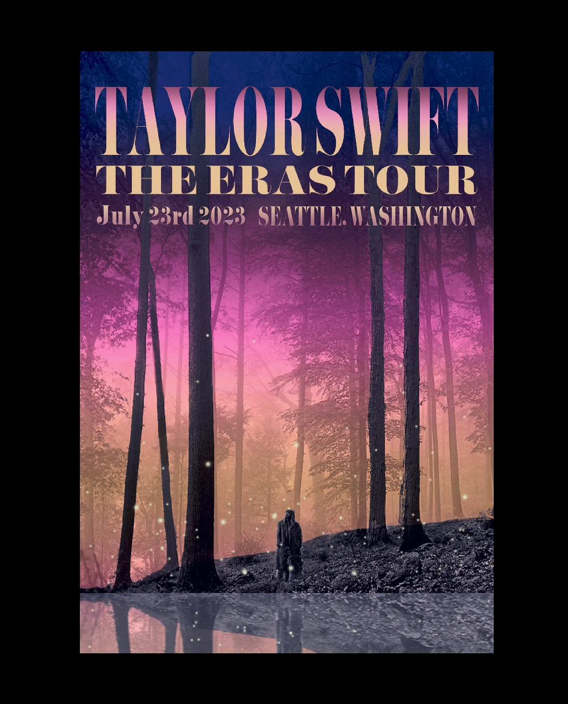 VIP Eras Tour Poster Sticker Customizable - Etsy Canada