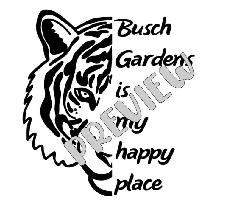Busch Gardens SVG - Etsy