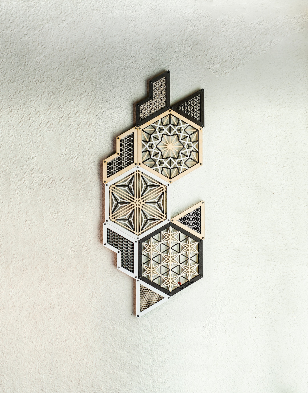 Modular Kumitech Kit | Multi-layer 3D Wooden Laser Cut Wall Art, Kumiko ...