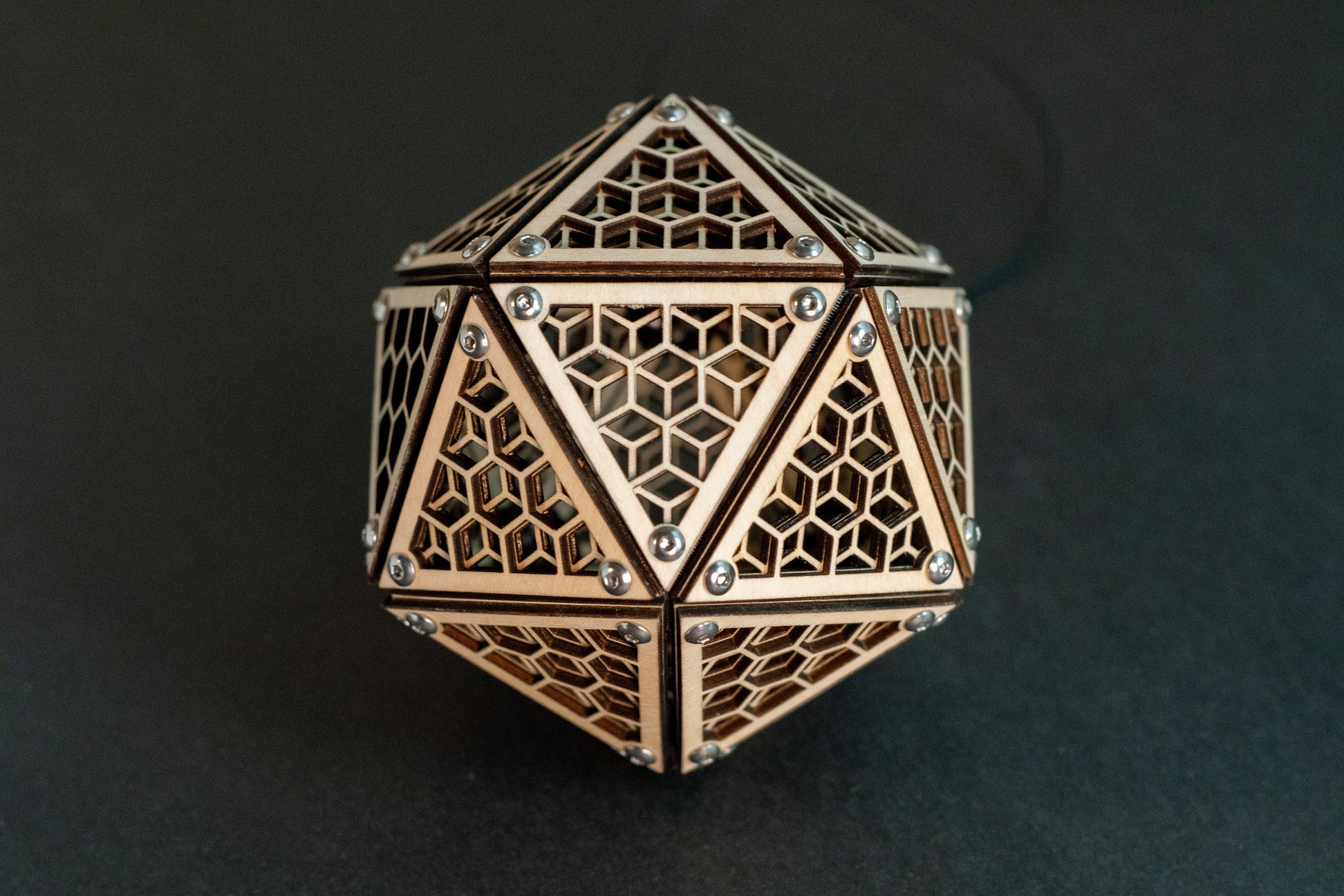 Mini Icosahedron Cubic Model Kit Sculpture, Sacred Geometry Decor ...