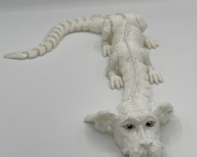 Articulated 3D Printed Falkor by Hex3d - Etsy