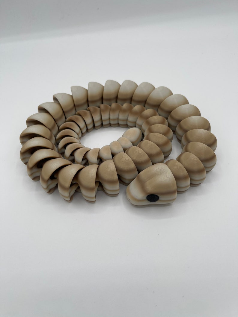 Cute Zou Snake Articulated 3D Printed Fidget Figure - Etsy