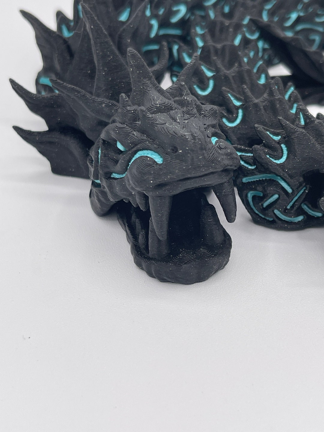 Midgard Serpent | Jörmungandr | Stylized Sea Serpent | 3D Printed in 2 ...