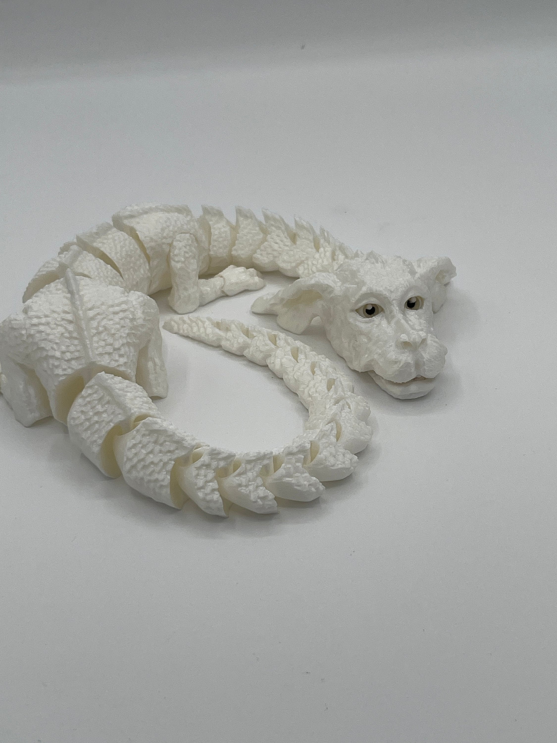 Articulated 3D Printed Falkor by Hex3d - Etsy