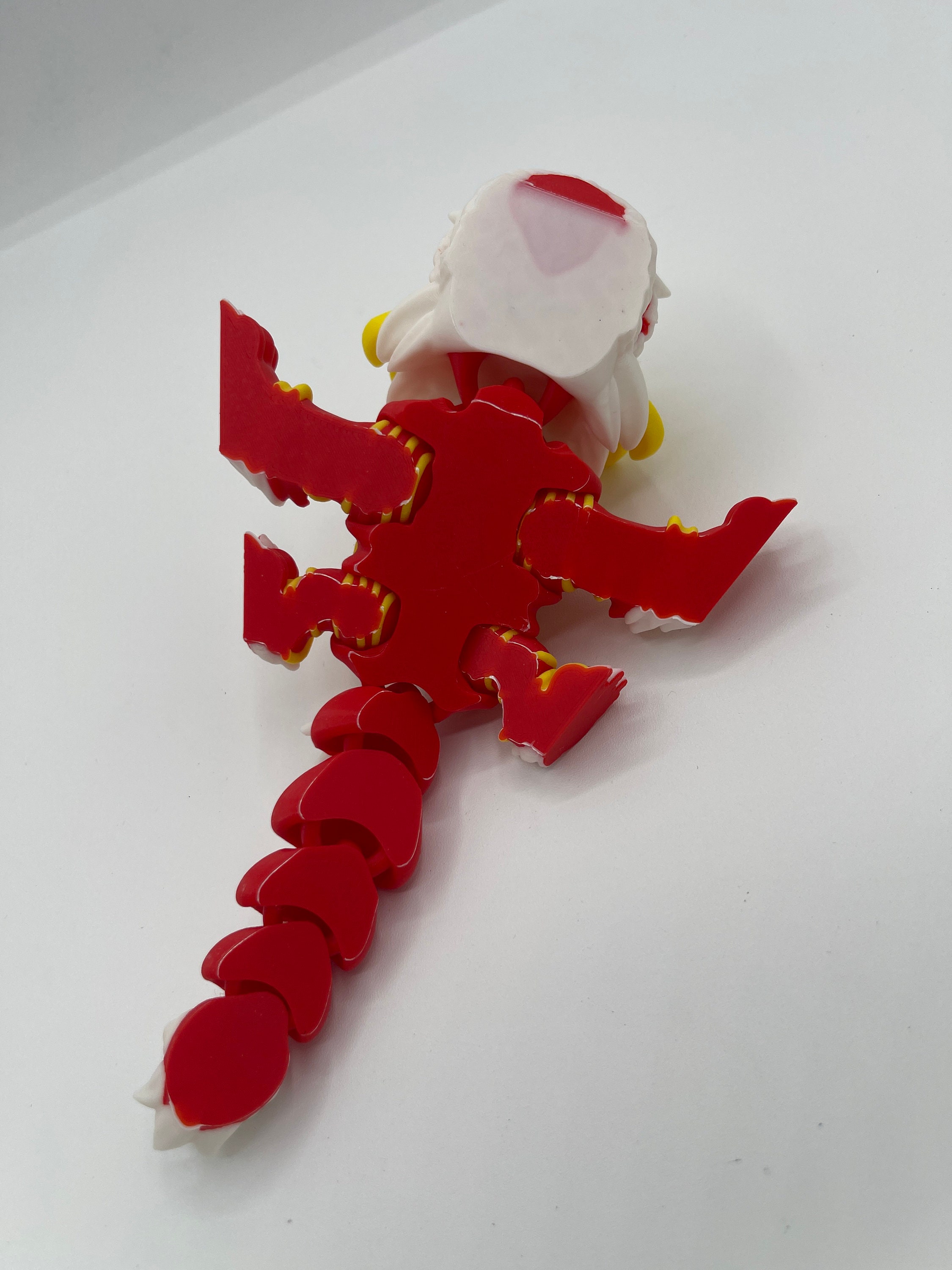 Flexi Articulated Chinese Lion Dragon Articulated Legs and Tail Lunar ...