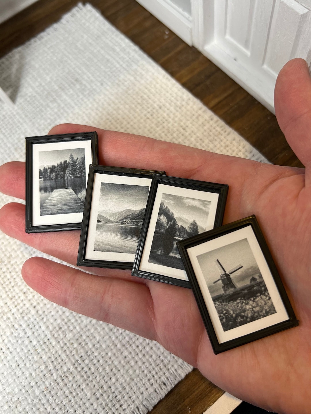 Dollhouse Picture Frames-set of 4 (1:12 Scale) - Etsy