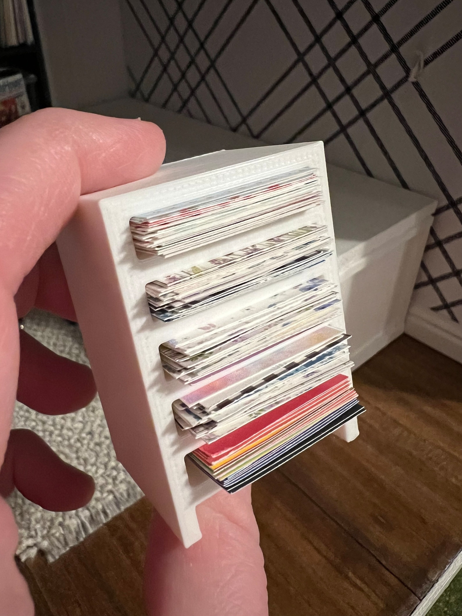 5 Shelf Dollhouse Paper Holder (1:12 Scale) - Etsy