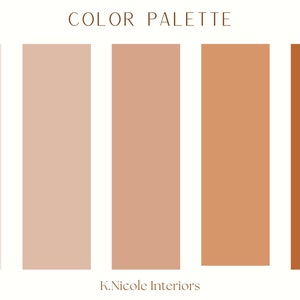 Sunset Blush Color Palette | Instant Download - Etsy