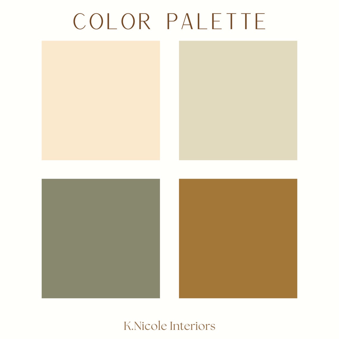 Meadow Blend Color Palette | Instant Download - Etsy