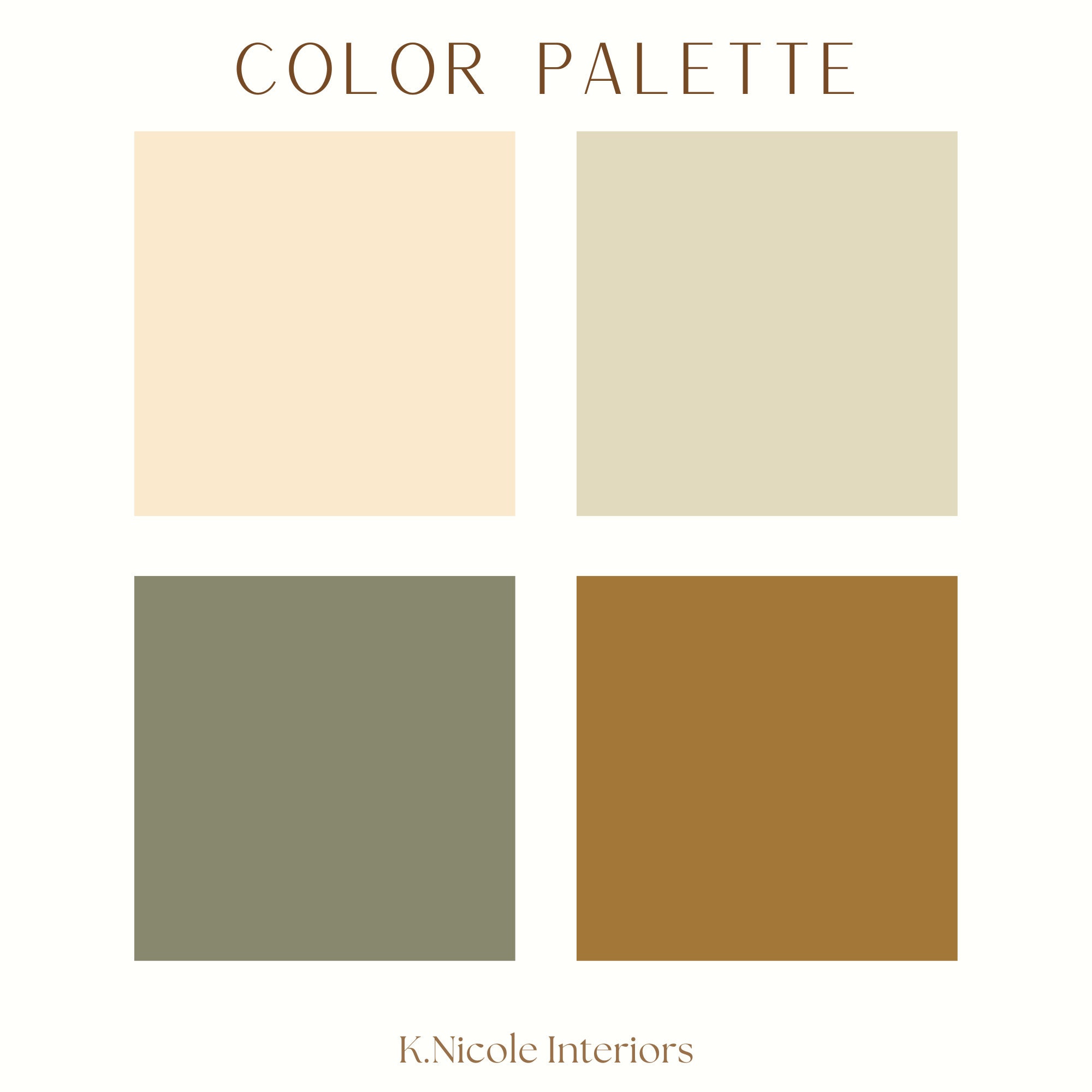 Meadow Blend Color Palette | Instant Download - Etsy