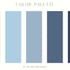 Purple Plume Color Palette Instant Download - Etsy