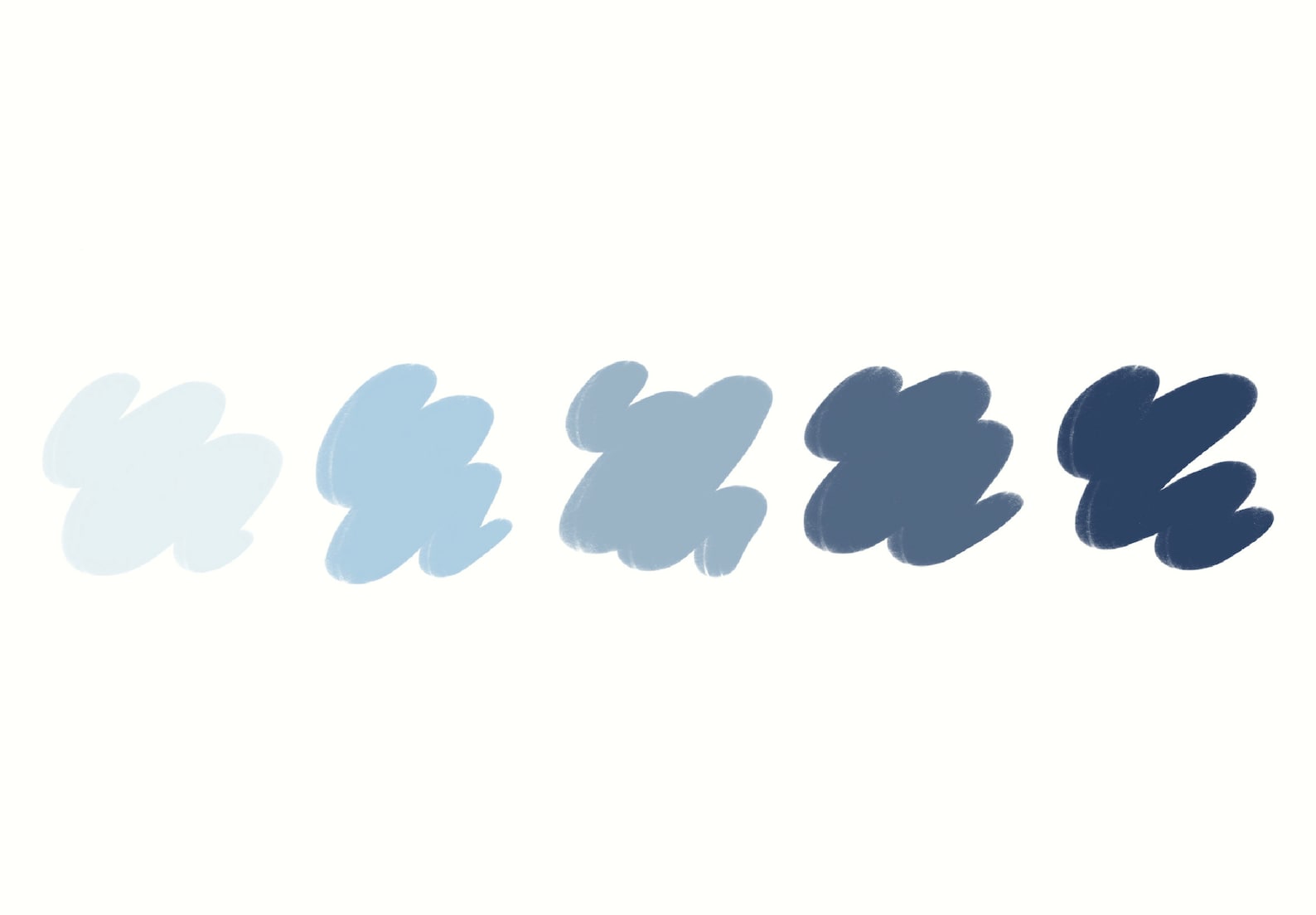 So Blue Color Palette | Instant Download - Etsy