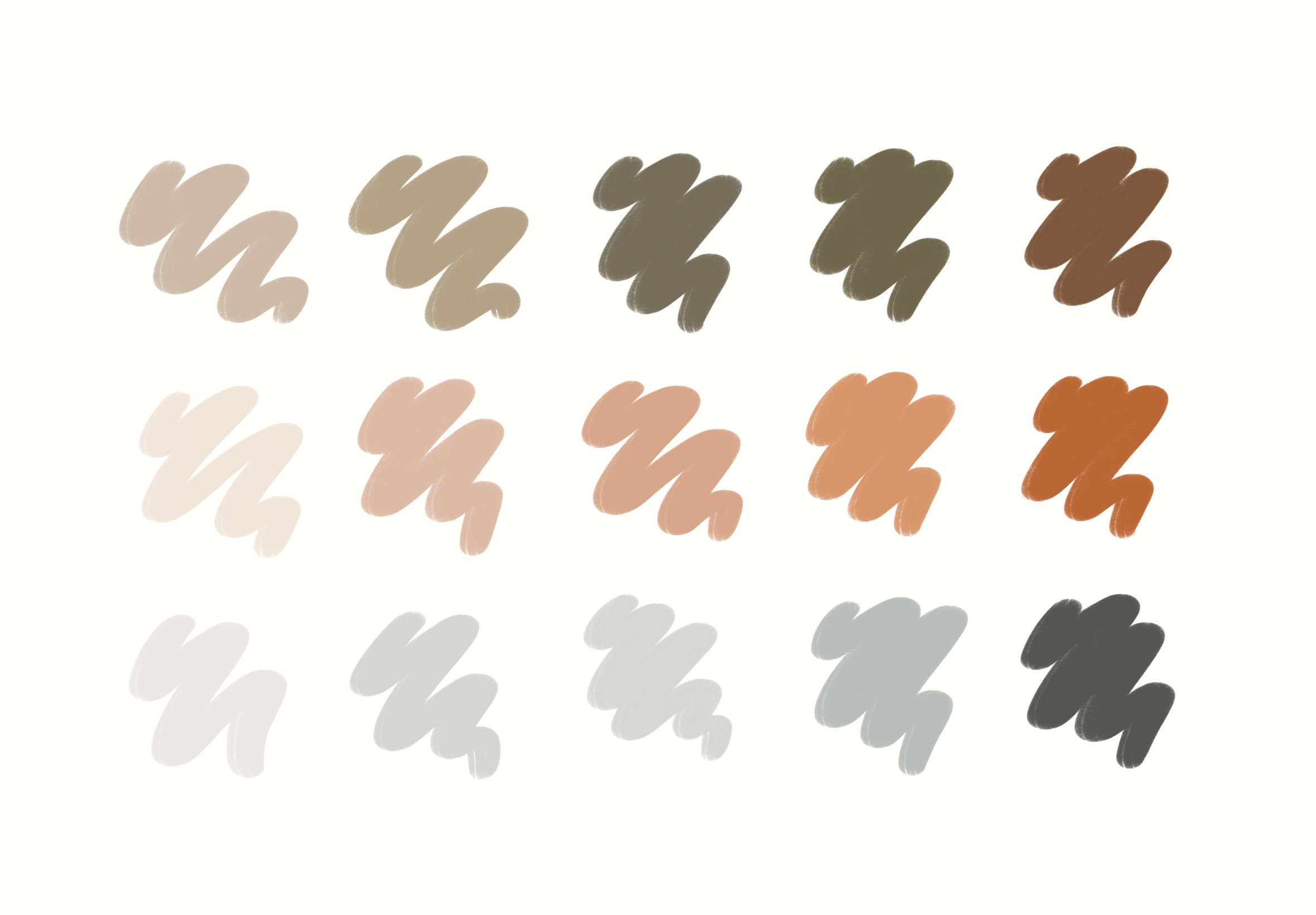 Savannah Sunset Color Palette | Instant Download - Etsy