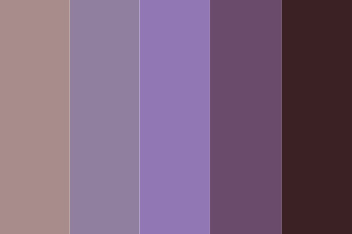 Purple Plume Color Palette | Instant Download - Etsy