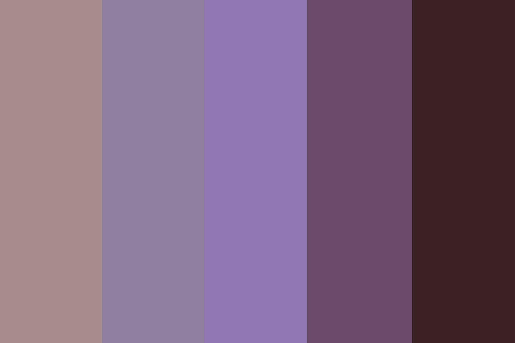 Purple Plume Color Palette | Instant Download - Etsy