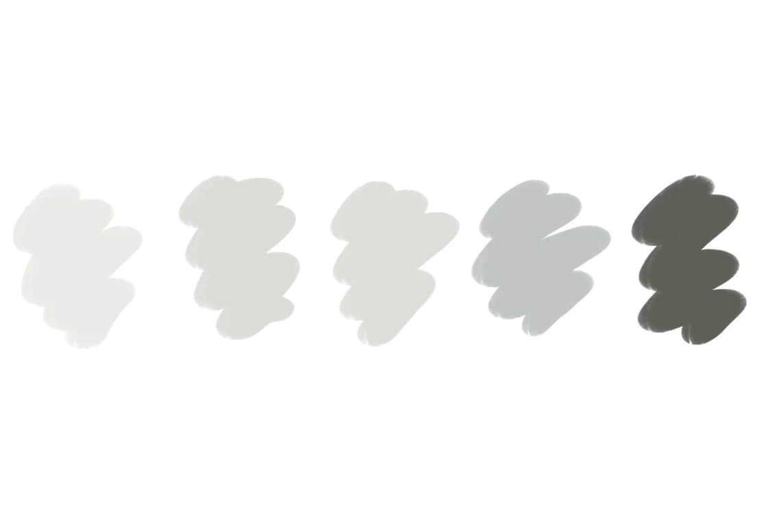 Foggy Dawn Color Palette | Instant Download - Etsy