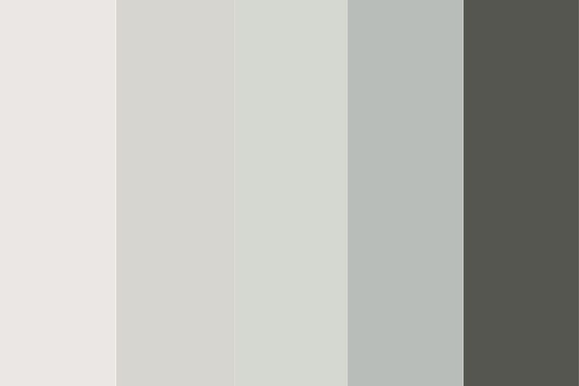 Foggy Dawn Color Palette | Instant Download - Etsy