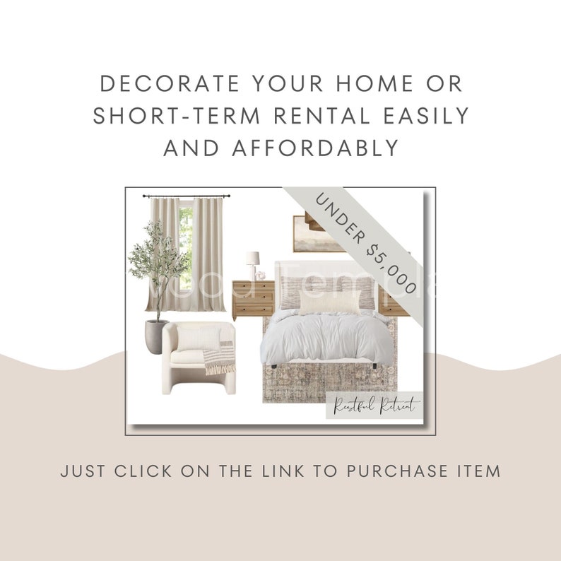 Shoppable Mood Board | Pre-designed | Interior Design | Instant ...