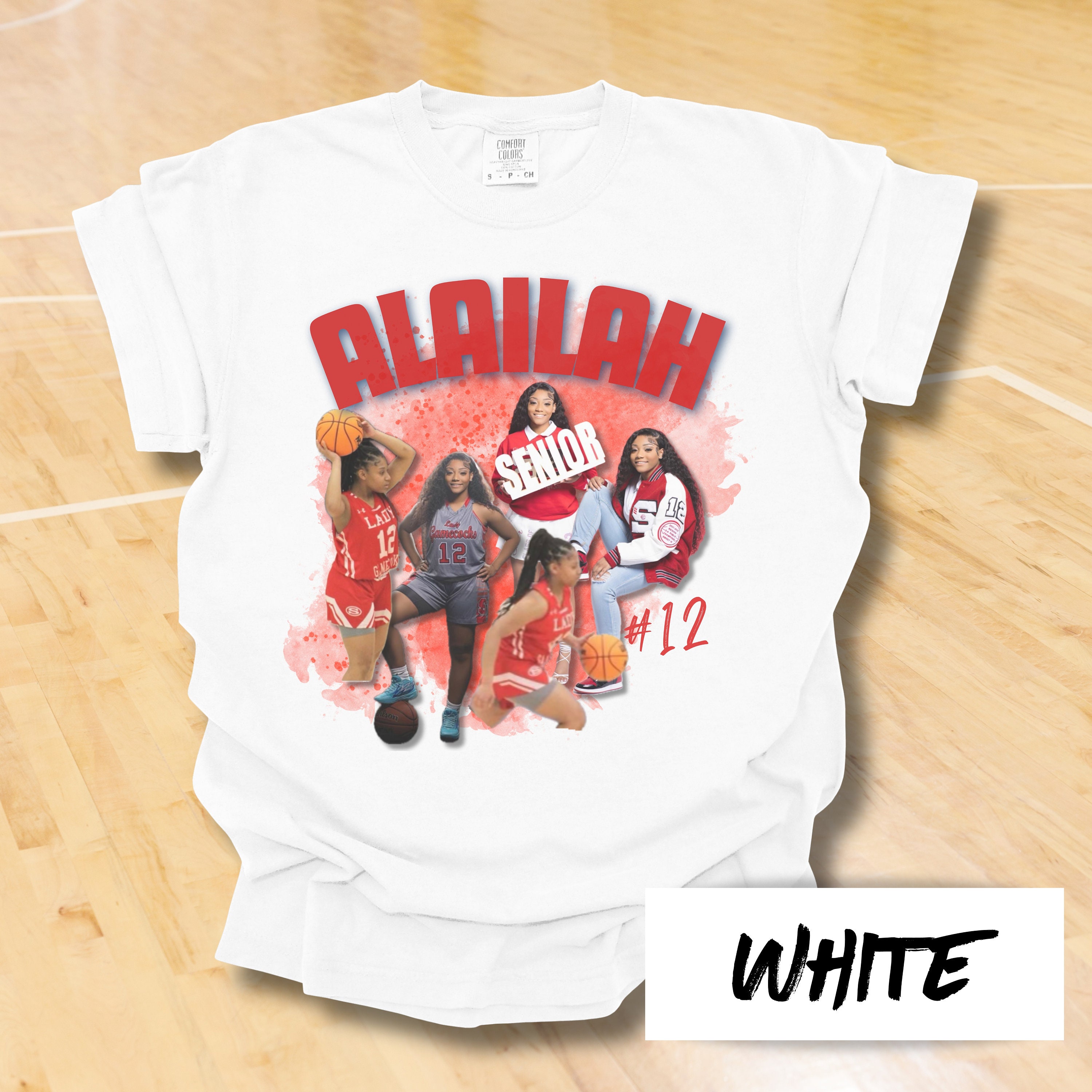 Custom Senior Basketball Bootleg T-shirt - Etsy