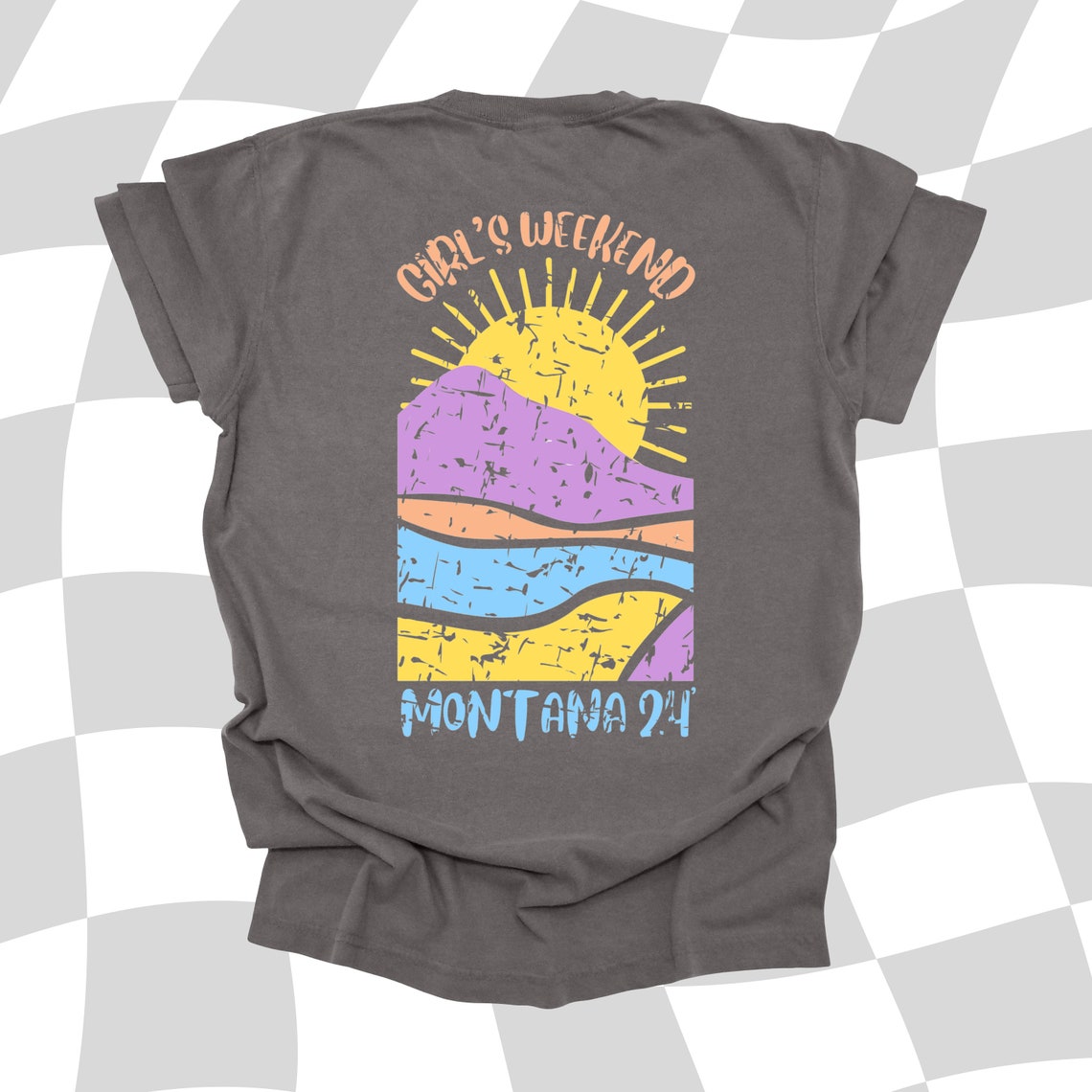 Custom Girls Weekend T Shirt Personalized Comfort Colors Brand