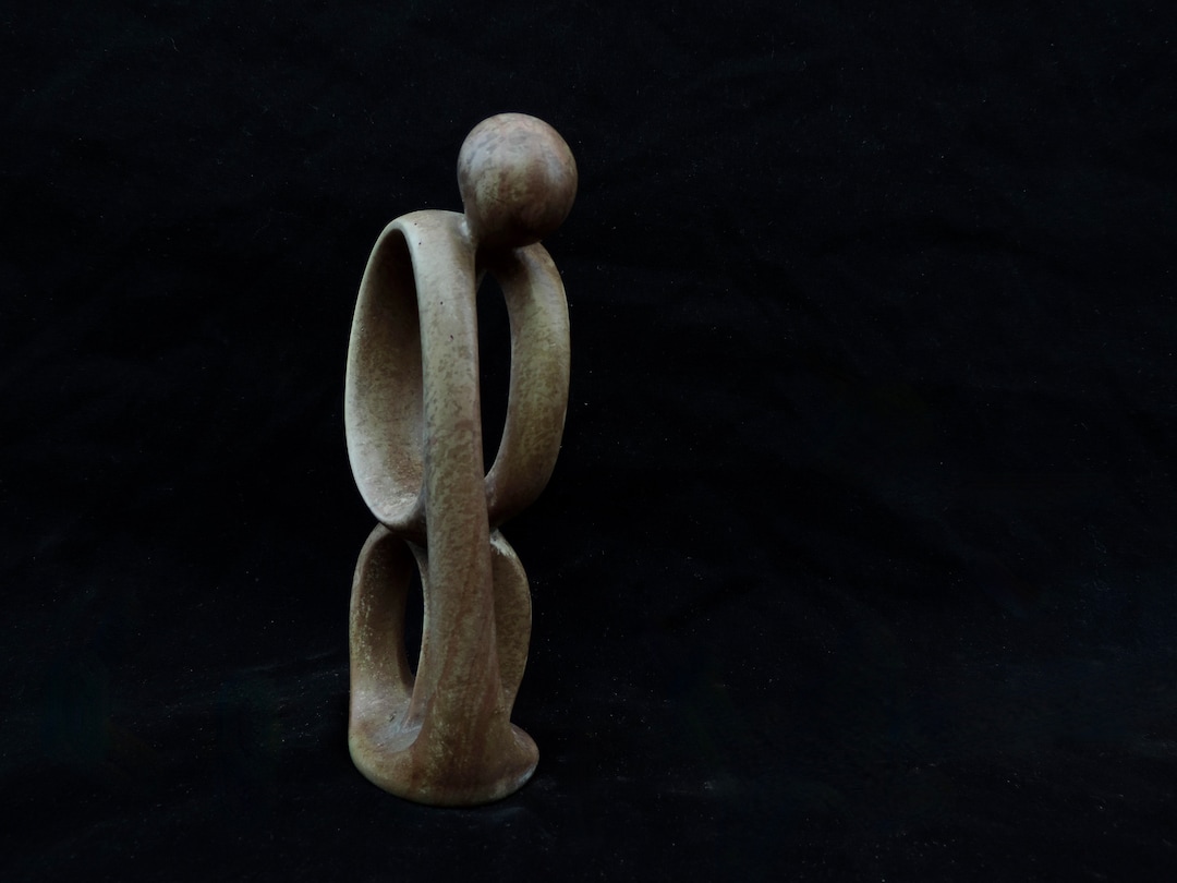 Abstract African (kenyan) Person Hand Carved Soapstone Sculpture - Etsy