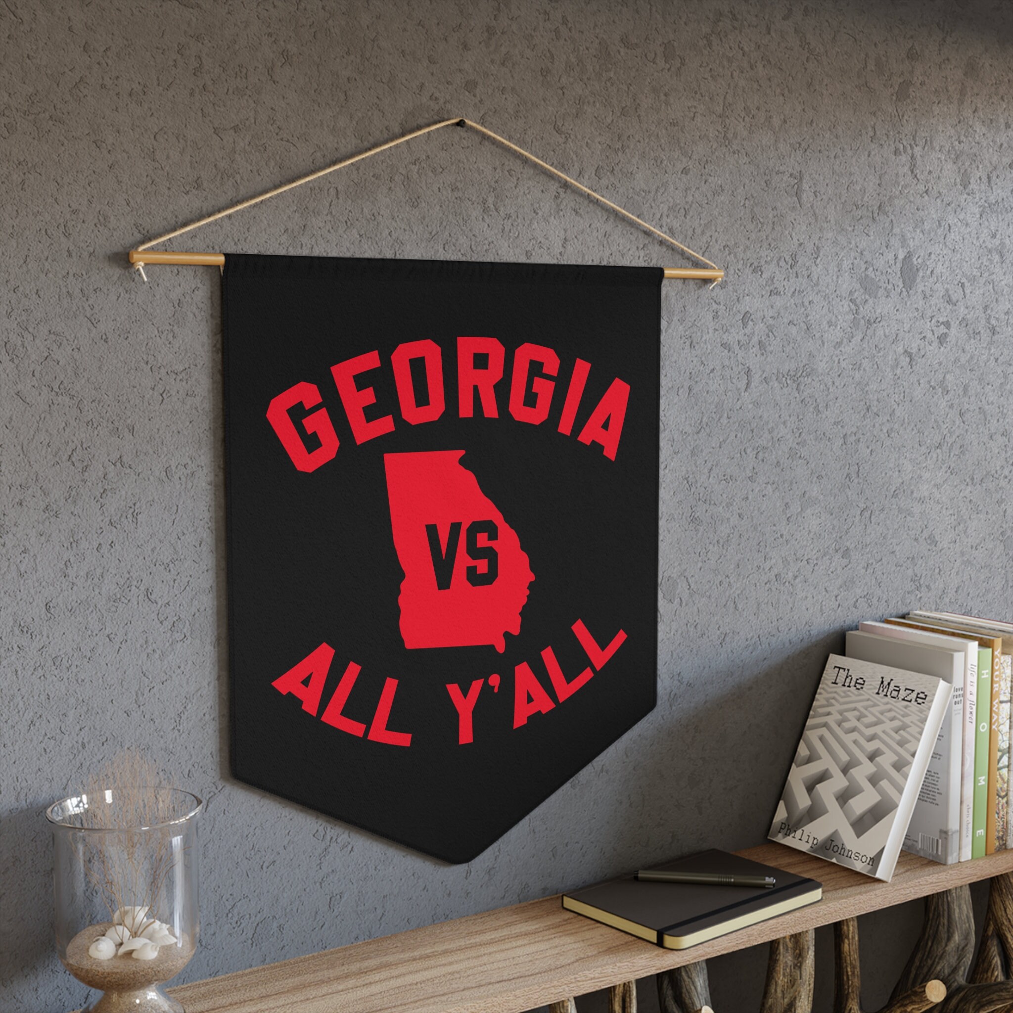 Georgia Wall Banner Pennant | University of Georgia Bulldogs Flag 18" X ...