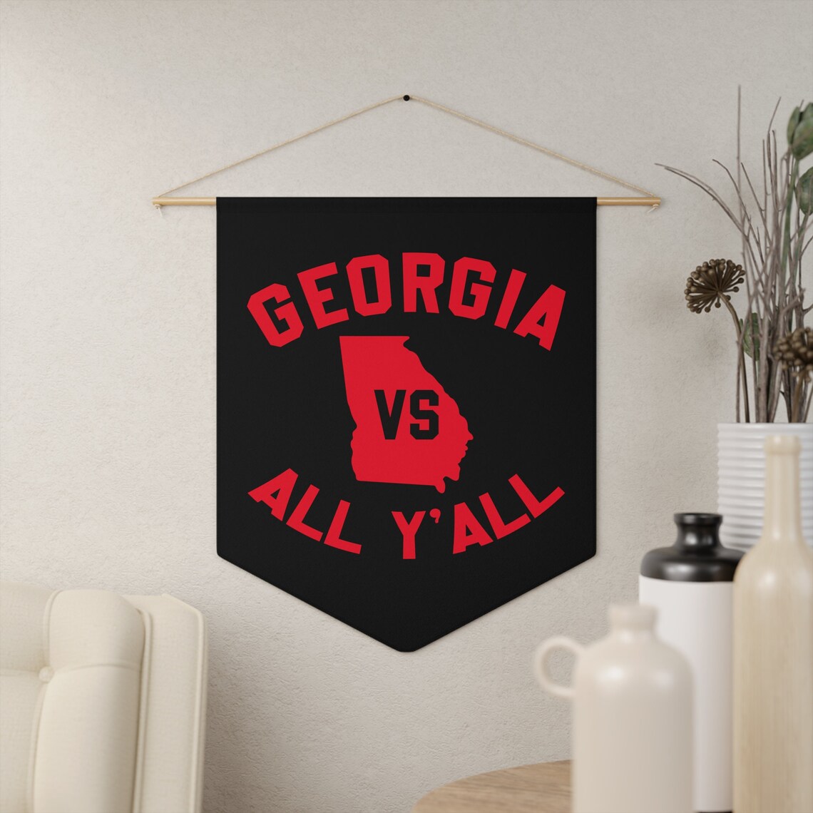 Georgia Wall Banner Pennant | University of Georgia Bulldogs Flag 18" X ...