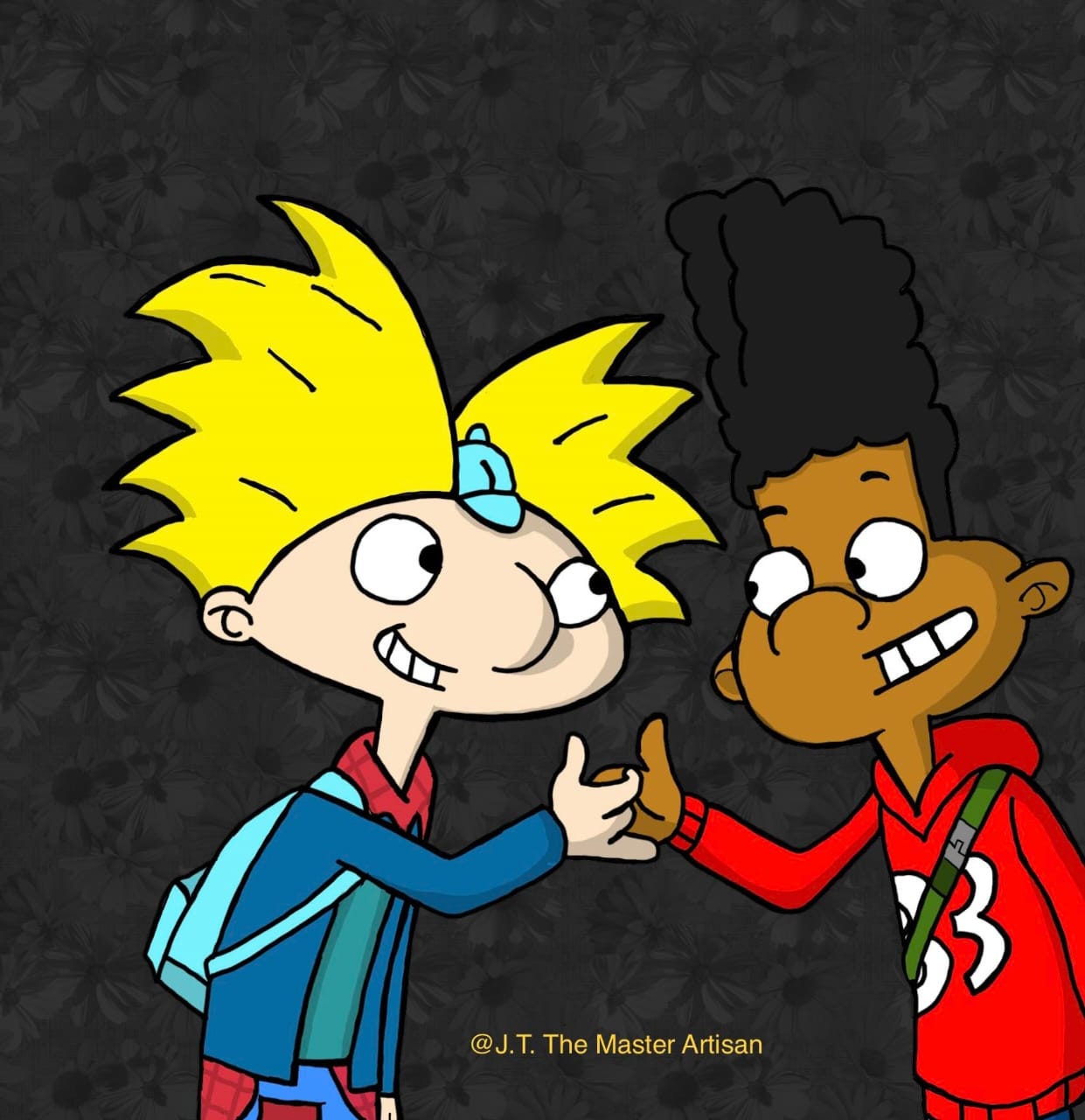 Hey Arnold And Gerald Handshake
