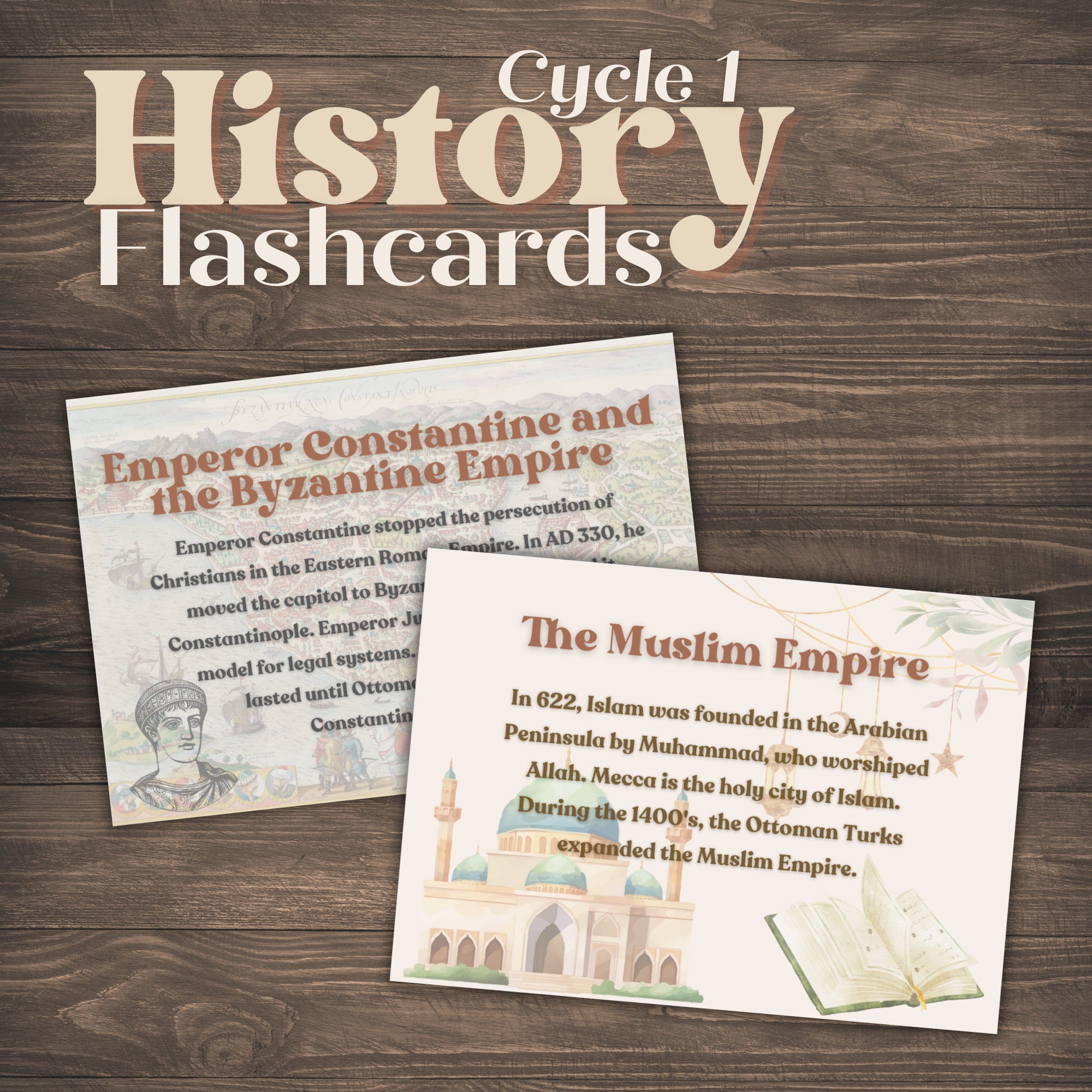Cycle 1 History Memory Cards - Etsy